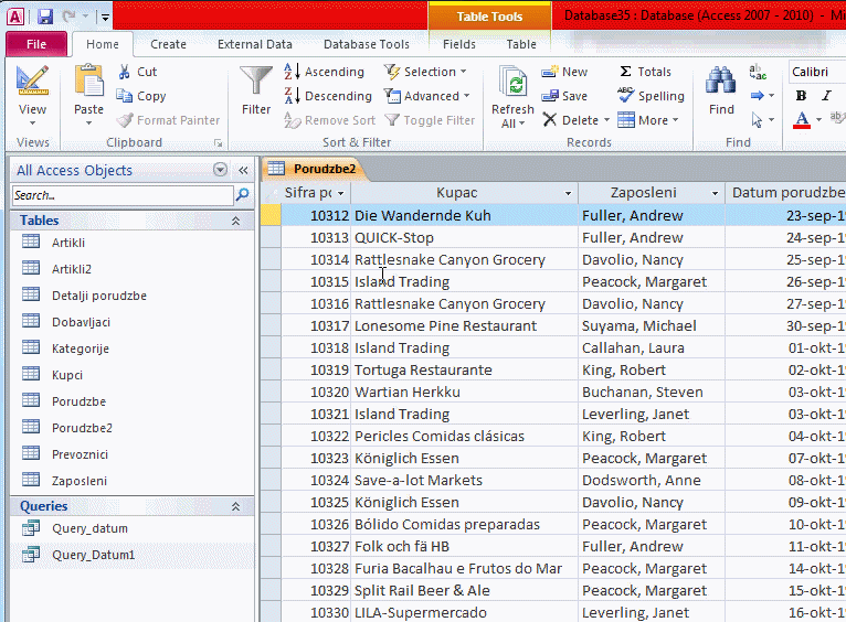 Napredne pretraga - Datum - Izdvajanje mjeseca /ADVANCED FILTERING DATE ...