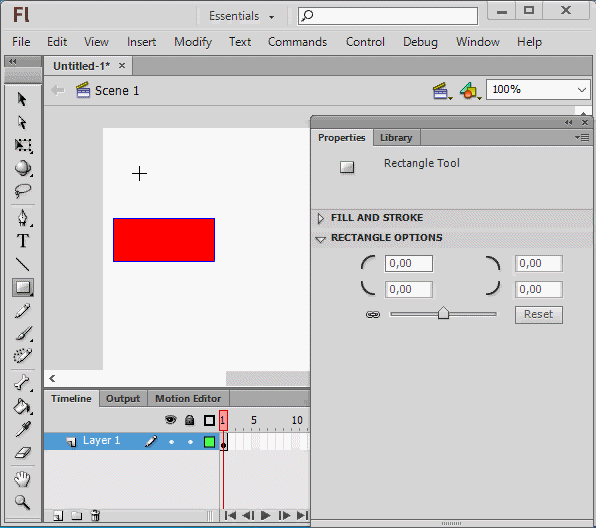 abc FLASH CS6 - Promjena pozicije objekta /NEW OBJECT POSITION/