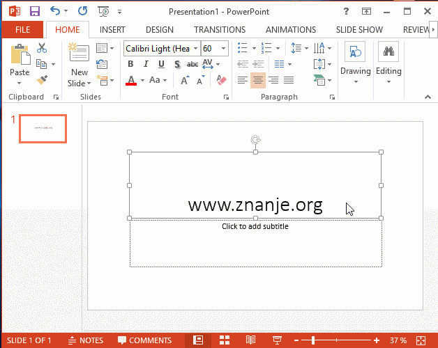 abc PowerPoint 2013 tutorial - Izbor šablona izgleda slajda /SLIDE ...