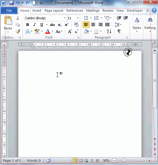 WORD2010 - SHAPE - RECTANGLE