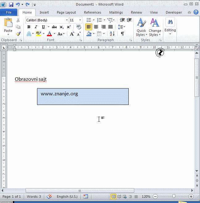 WORD2010 - DASHES STYLE