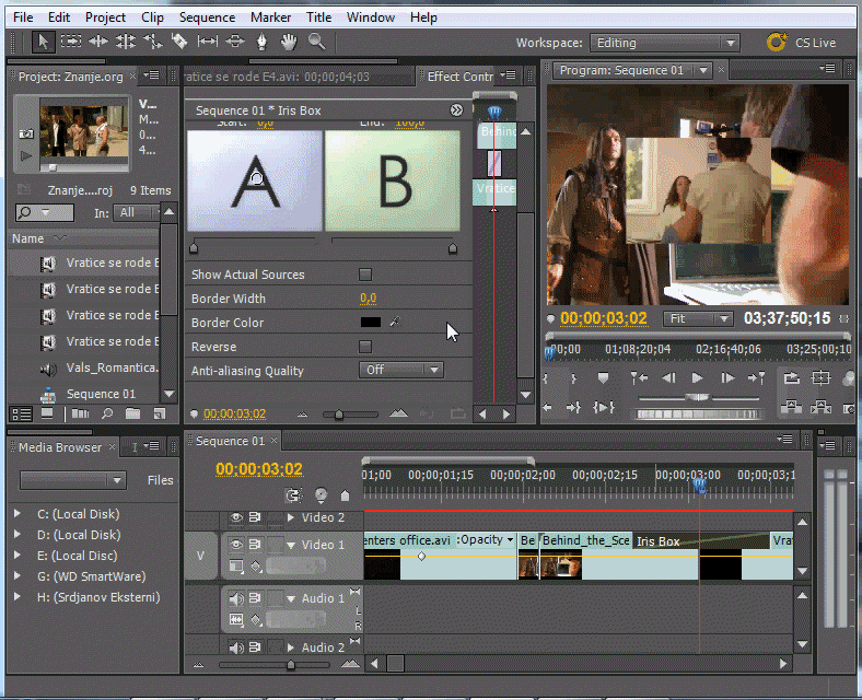 ADOBE PREMIERE PRO - Ubaciti audio