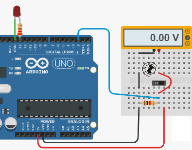 abc Arduino - Eksterna LED dioda i prekidač - digitalRead /ON-OFF/