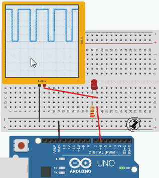 abc Arduino - LED dioda - prikaz promjene sa osciloskopom /LED AND ...