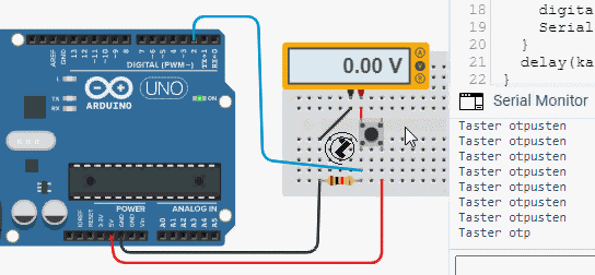 abc Arduino - LED diodu uključuje taster /BUILT IN LED - TURN ON/OFF ...