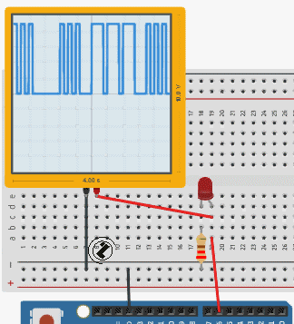 abc Arduino - LED dioda - SOS poruka - prikaz promjene sa osciloskopom ...