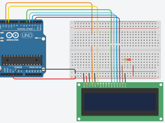 abc Arduino - LCD displej - Prikaz proteklog vremena /TIMER/